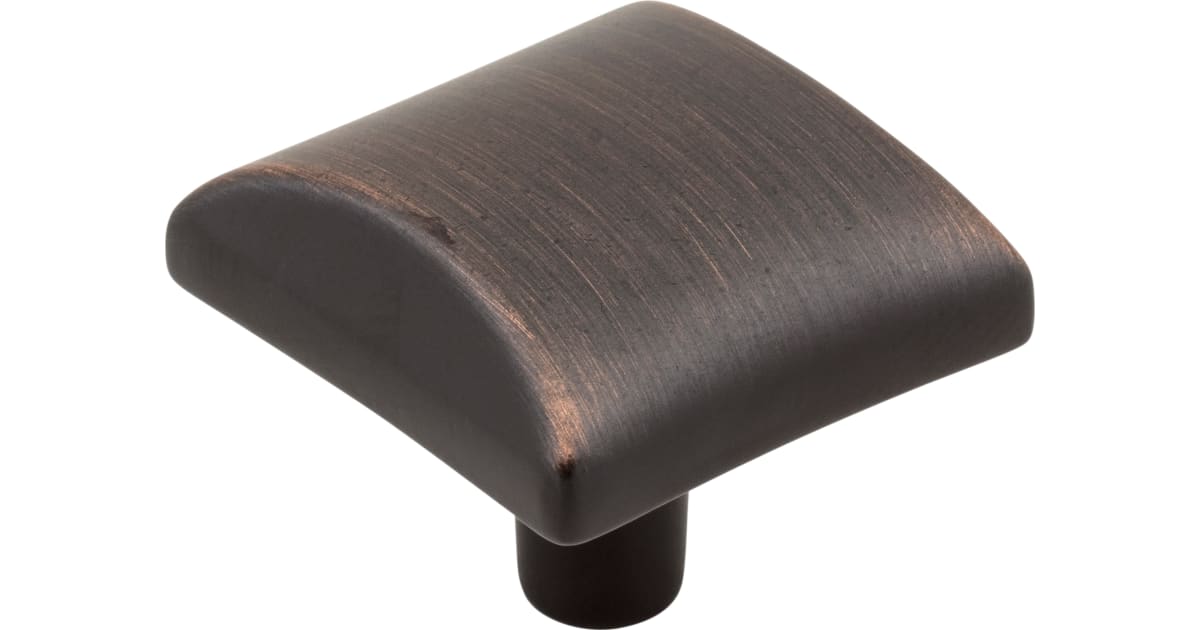 Elements 525DBAC Glendale 1-1/8 Inch Square Cabinet Knob | Ferguson Home