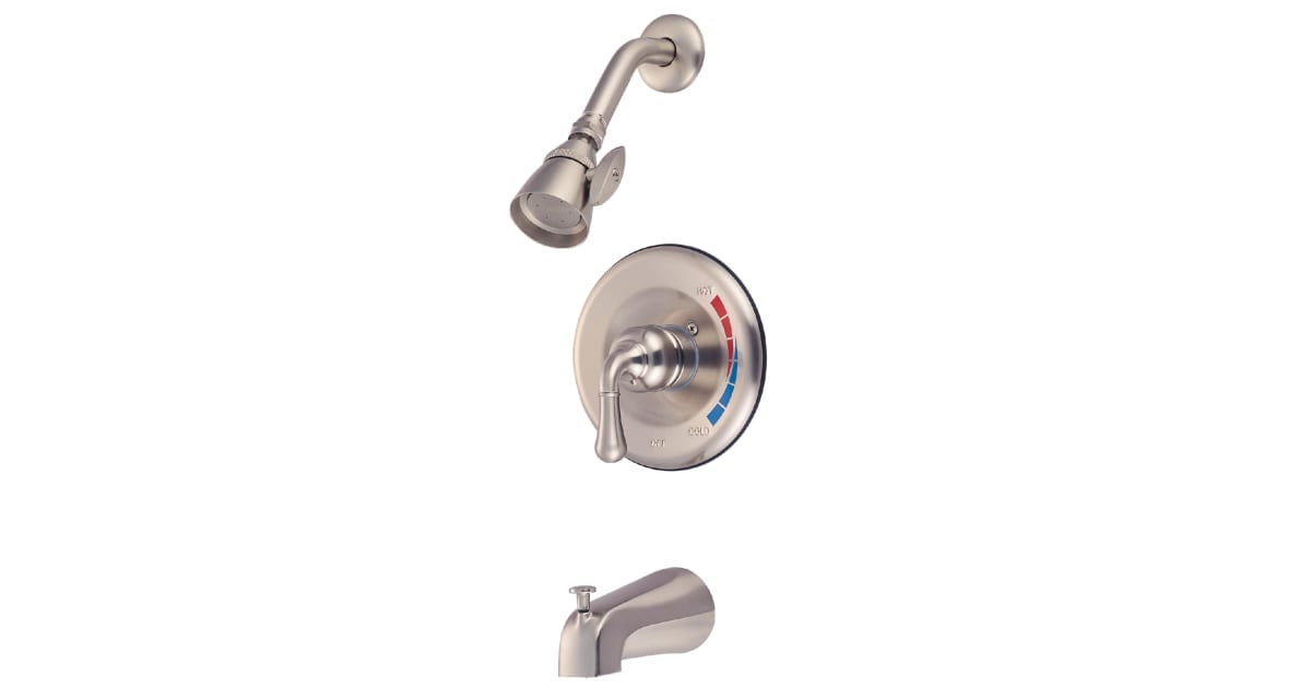 Elements Of Design EB638 Tub and Shower Faucet with Single Handle ...