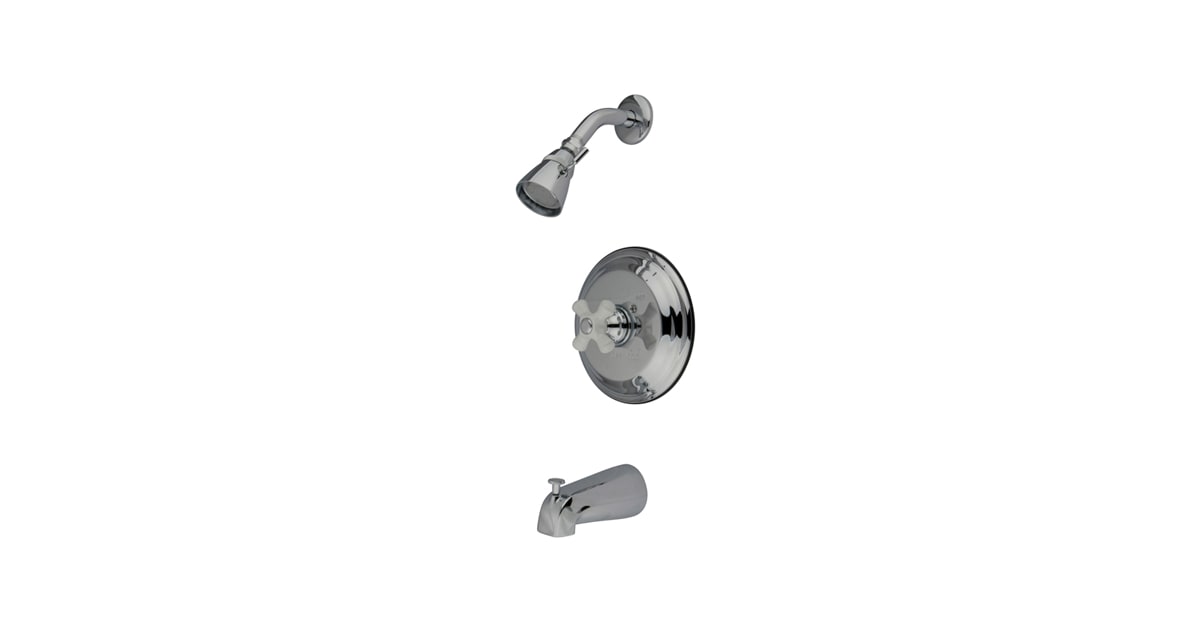 Elements Of Design EB3631PX Single Handle Tub and Shower Trim with ...