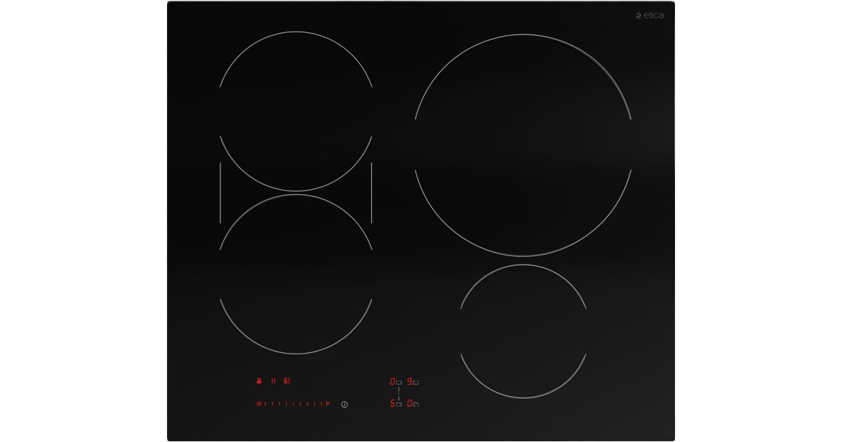 Elica EIV424BL Volta Series 24 Inch Wide 4 Burner Induction Cooktop ...