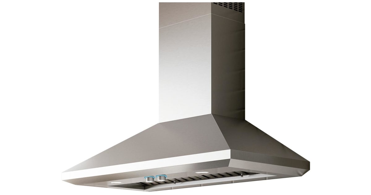 Elica ELN630S2 Leone 600 CFM 30 Inch Wide Wall Mounted Range Hood with ...