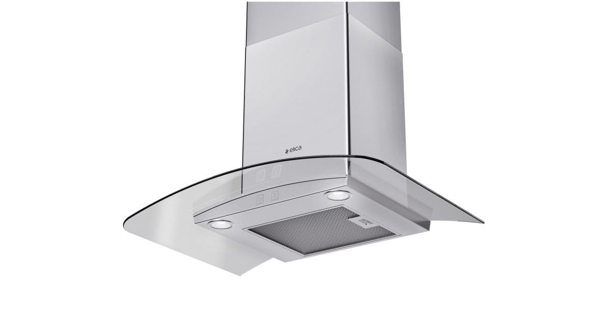 Elica EPT430S3 Potenza 400 CFM 30 Inch Wide Wall Mounted Range Hood ...