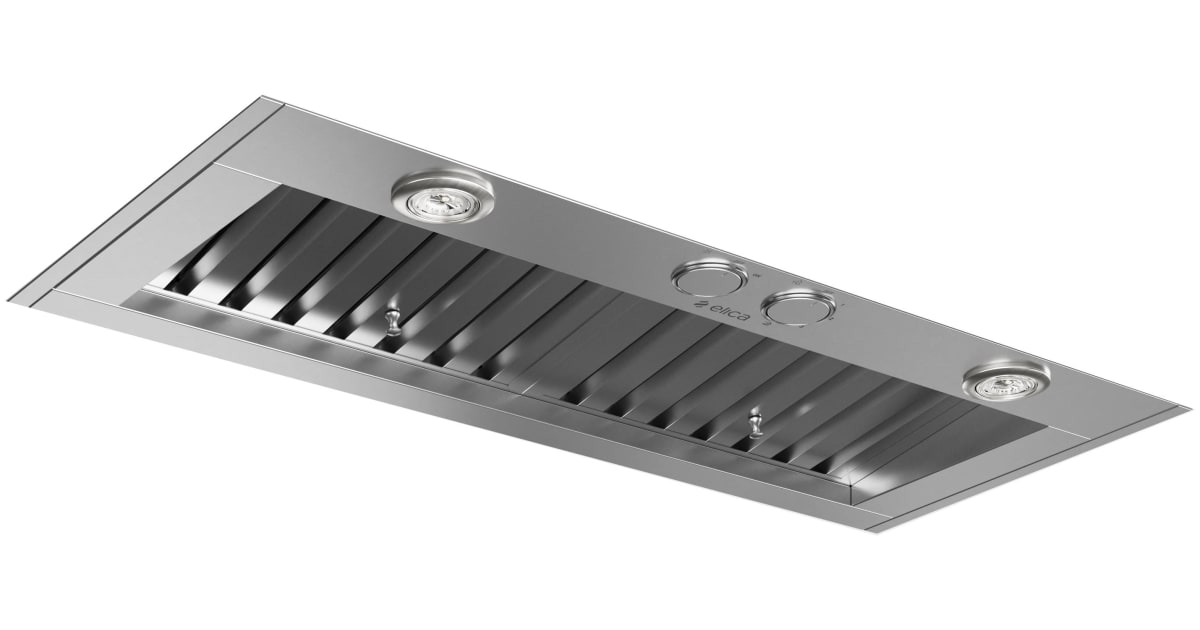 Elica ESC128SS Scanno 1200 CFM 28 Inch Wide Range Hood Insert with Hush ...