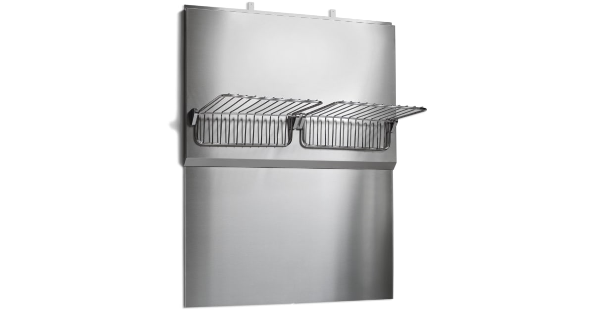 Elica KIT0142867 36 Inch Stainless Back Splash with Warm Racks ...