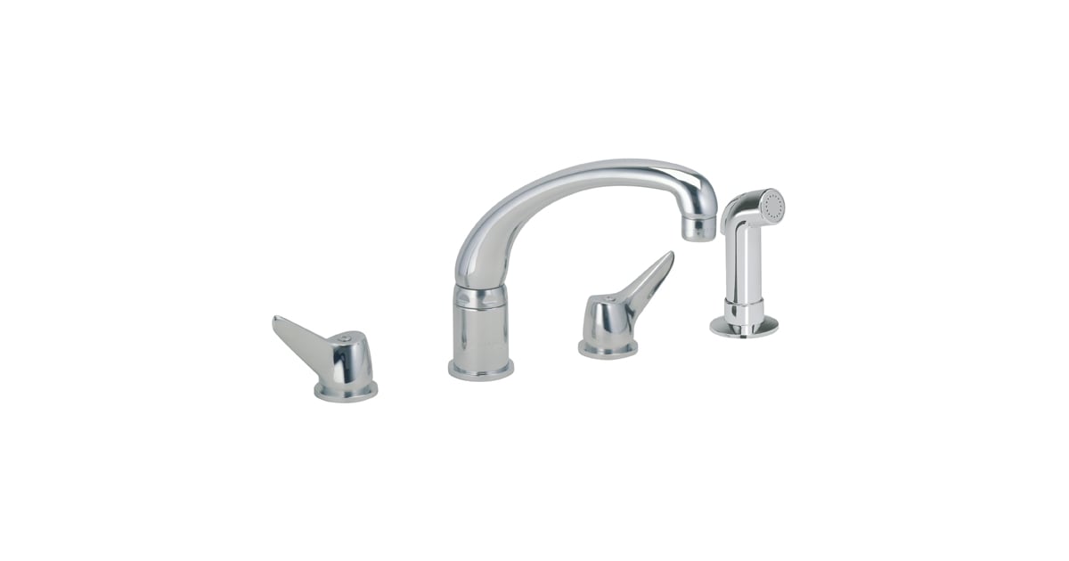 Elkay LKD231 Double Handle Bar Faucet with 8" Centers and Retractable ...