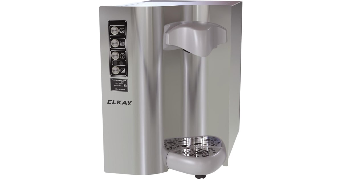 Elkay DSWH160UVPC Free Standing Filtered Hot, Cold, and Sparkling Water ...