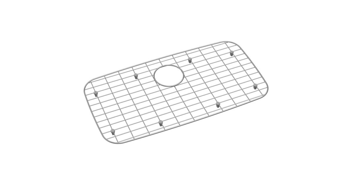 Elkay GOBG2816SS Nickel-Bearing Stainless Steel 1-Hole Bottom Grid ...