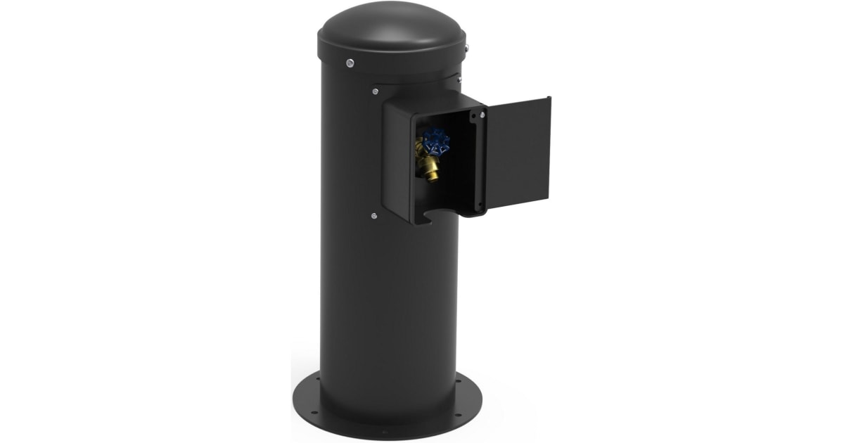 Elkay LK4461YHLHBBLK Tubular Yard Hydrant with Locking Hose Bib ...