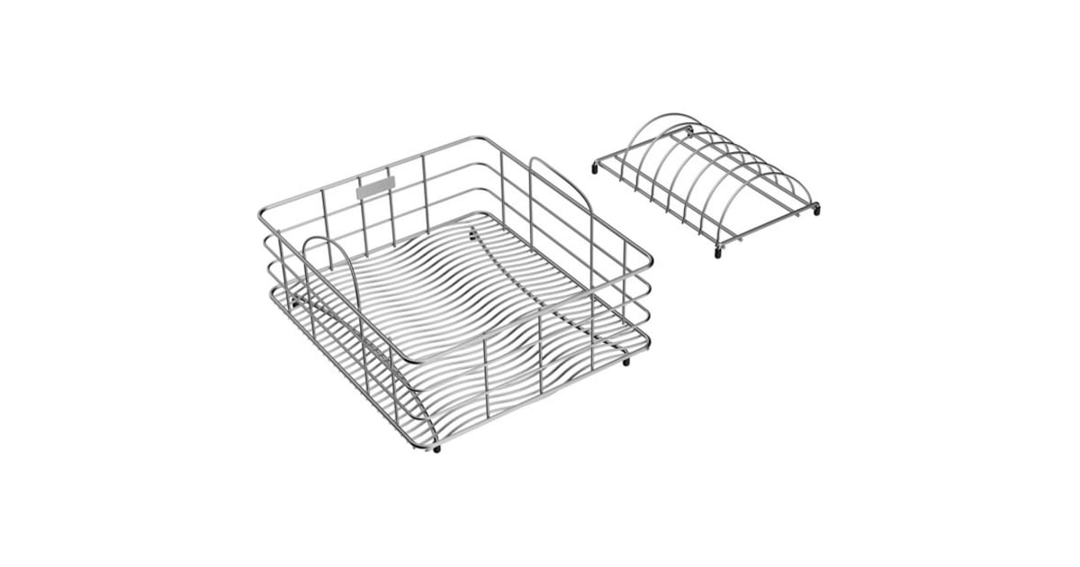 Elkay LKWRB1516SS 11 7/8" L x 13 13/16" W Wire Rinsing Basket ...