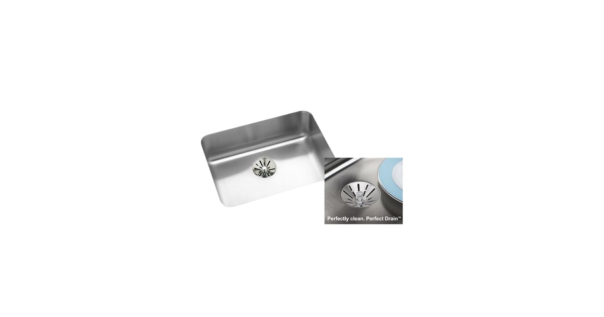 Elkay ELU211510PDBG Gourmet 22-1/2" x 17-1/4" Single Basin Undermount ...
