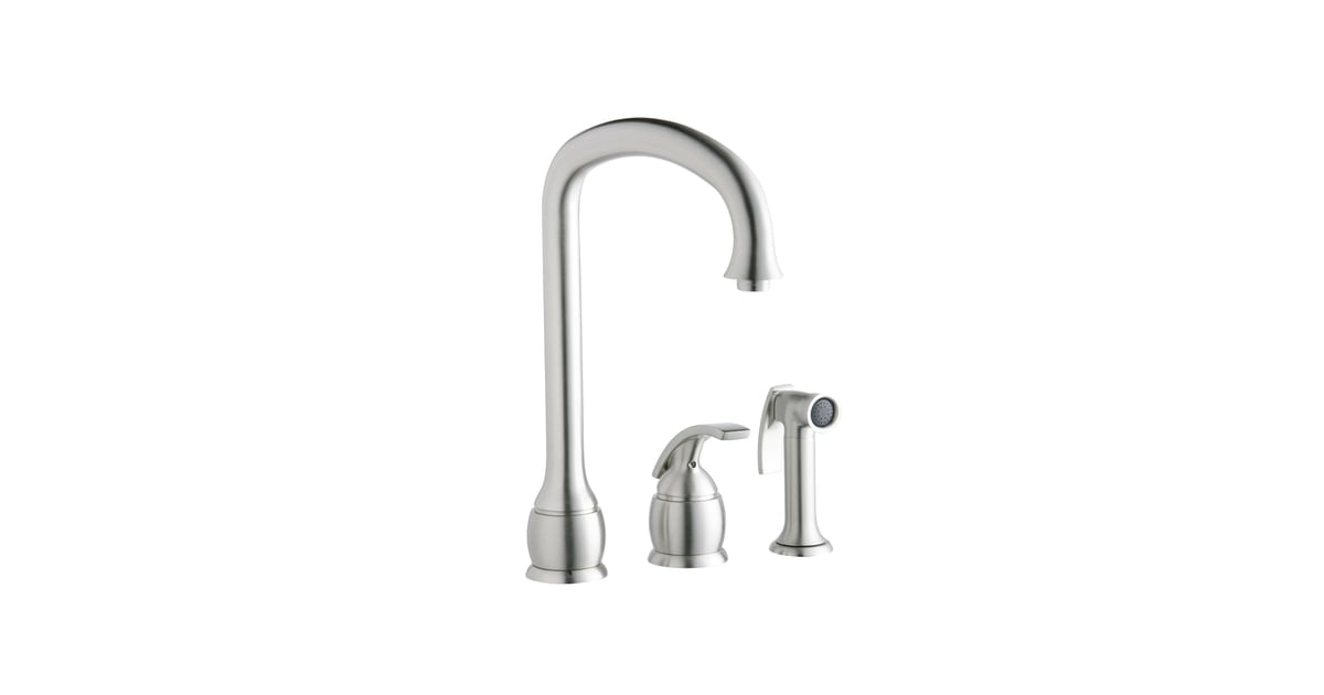 Elkay LK9402NK Explore Single Handle Kitchen Faucet with Side Spray ...