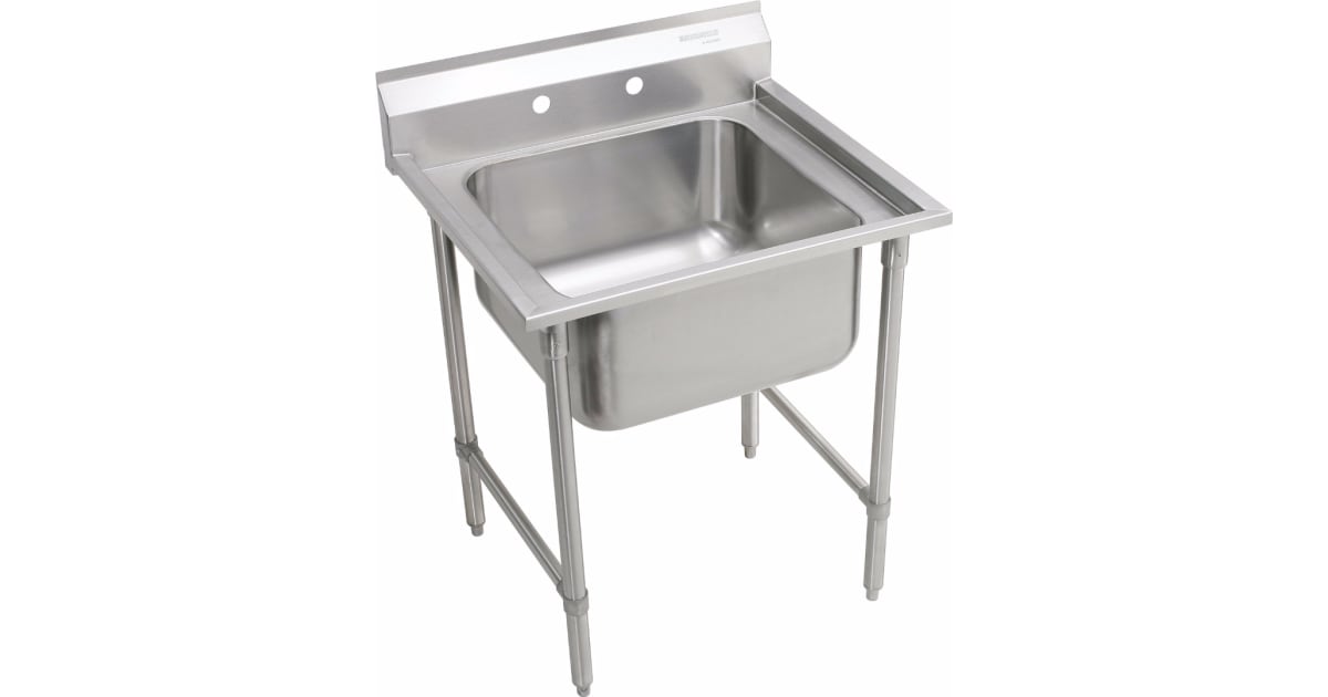 Elkay RNSF81182 Rigidbilt Scullery 18" Single Basin Free Standing ...