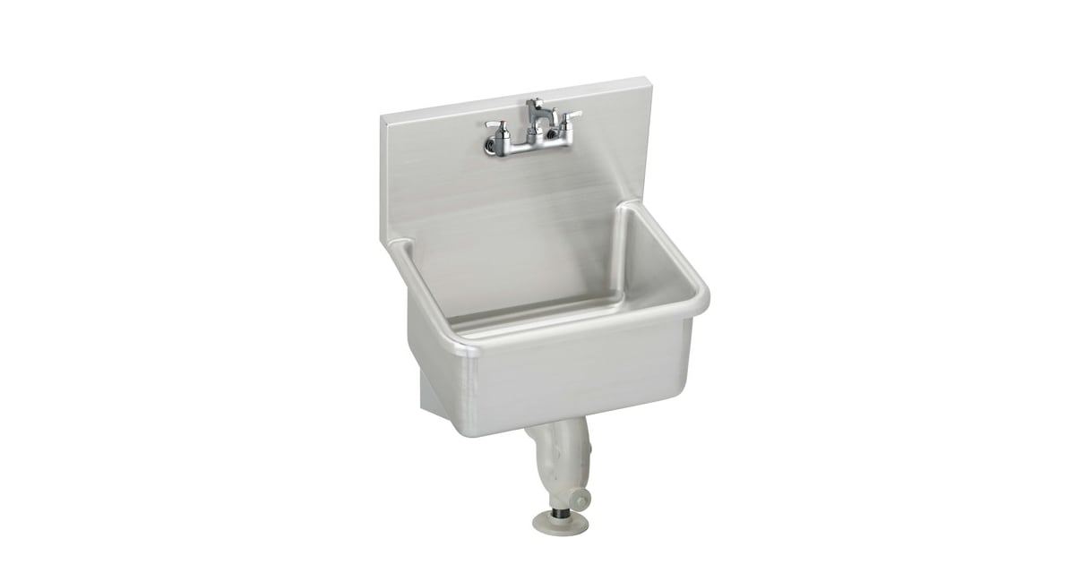 Elkay ESSB2520C Stainless Steel 25" x 19-1/2" Wall Mount Service Sink ...