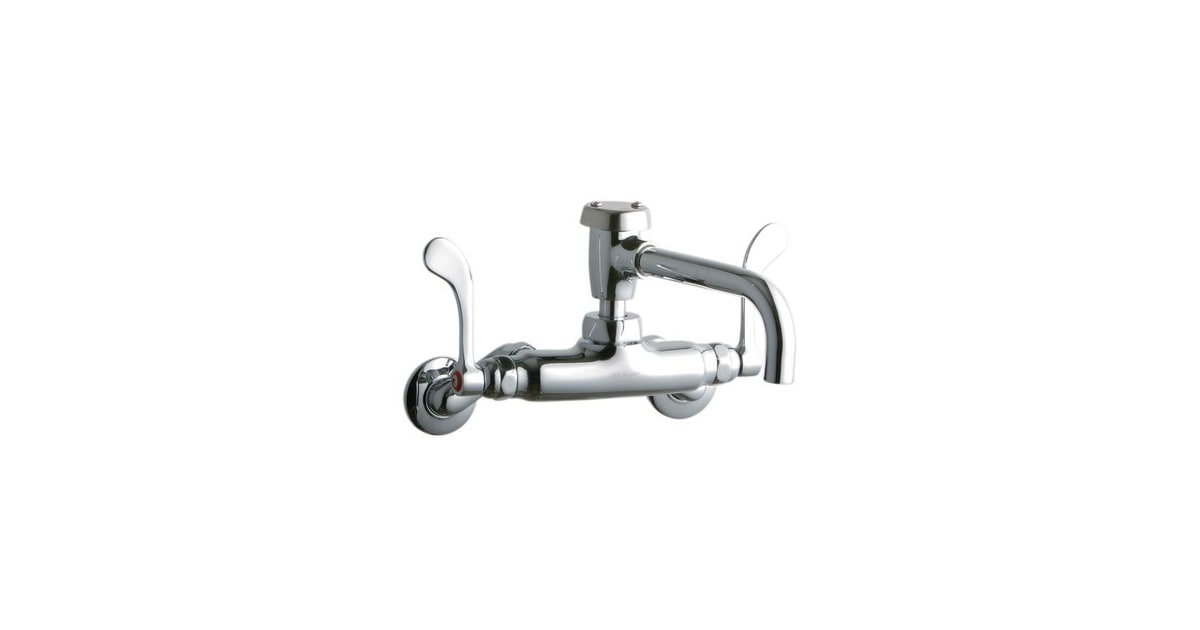 Elkay LK945VS07T4T ADA 3"-8" Adjustable Centers Wall Mount Vented Spout ...