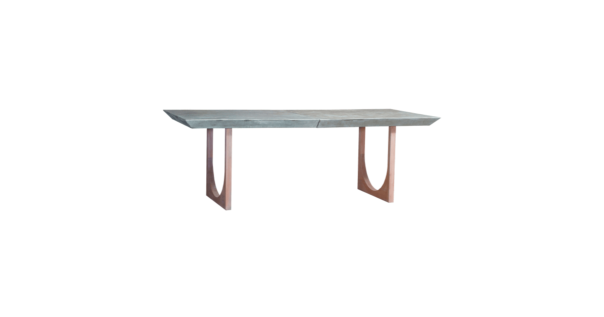 Elk Home 7011-1498 Innwood 92 " Wide Wood Dining Table with Concrete ...