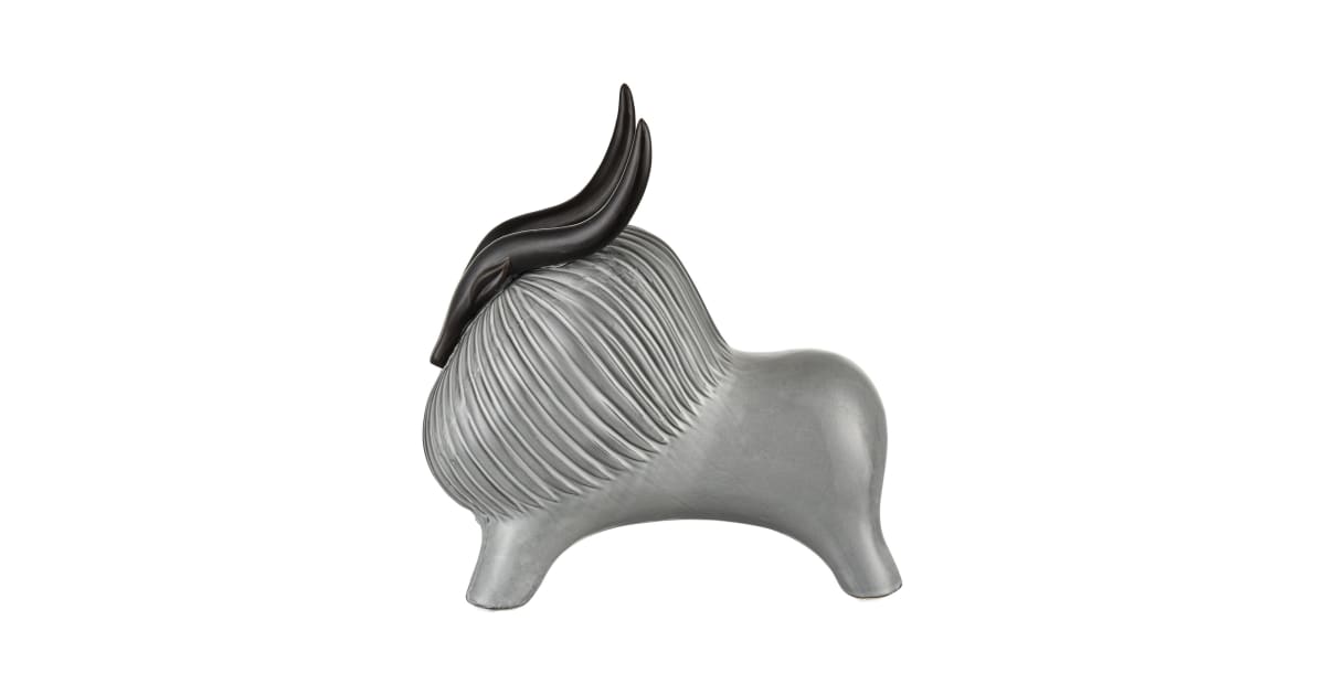 Elk Home 9167-073 Rambunctious Earthenware Rambunctious Animals Statue ...