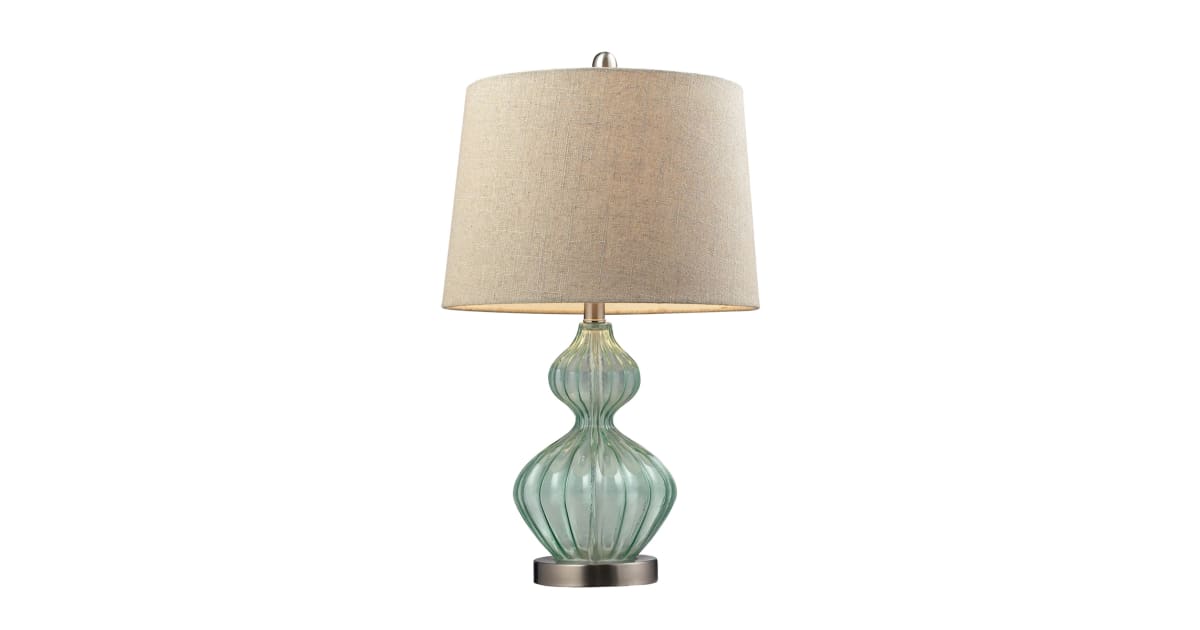 Elk Home D141 1 Light Table Lamp with Metallic Shade | Ferguson Home