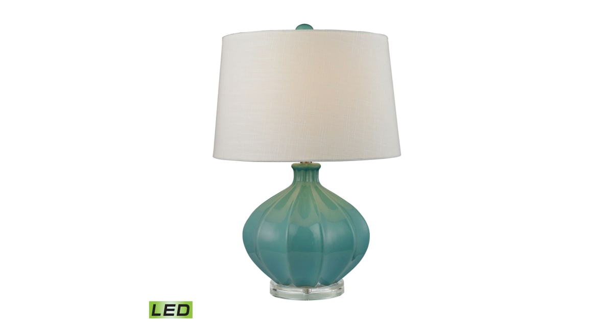 Elk Home D2624-LED 1 Light LED Table Lamp from the Organic Ceramic ...