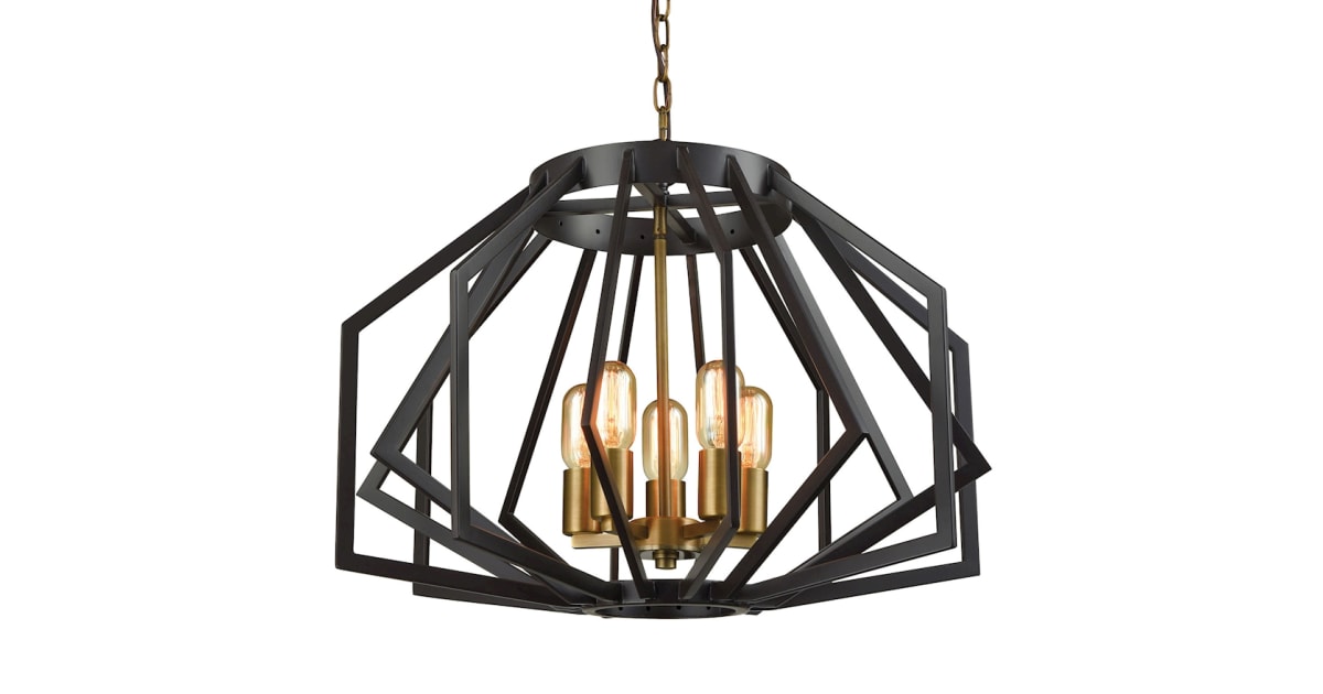 Elk Home D3133 Fluxx 5 Light 24" Wide Chandelier | Ferguson Home