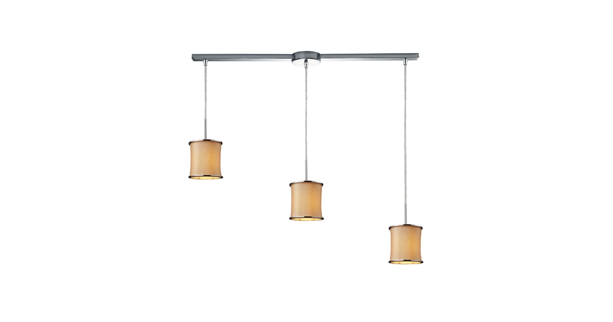 Elk Lighting 20018/3L 3 Light Linear Pendant Ceiling Fixture from the ...