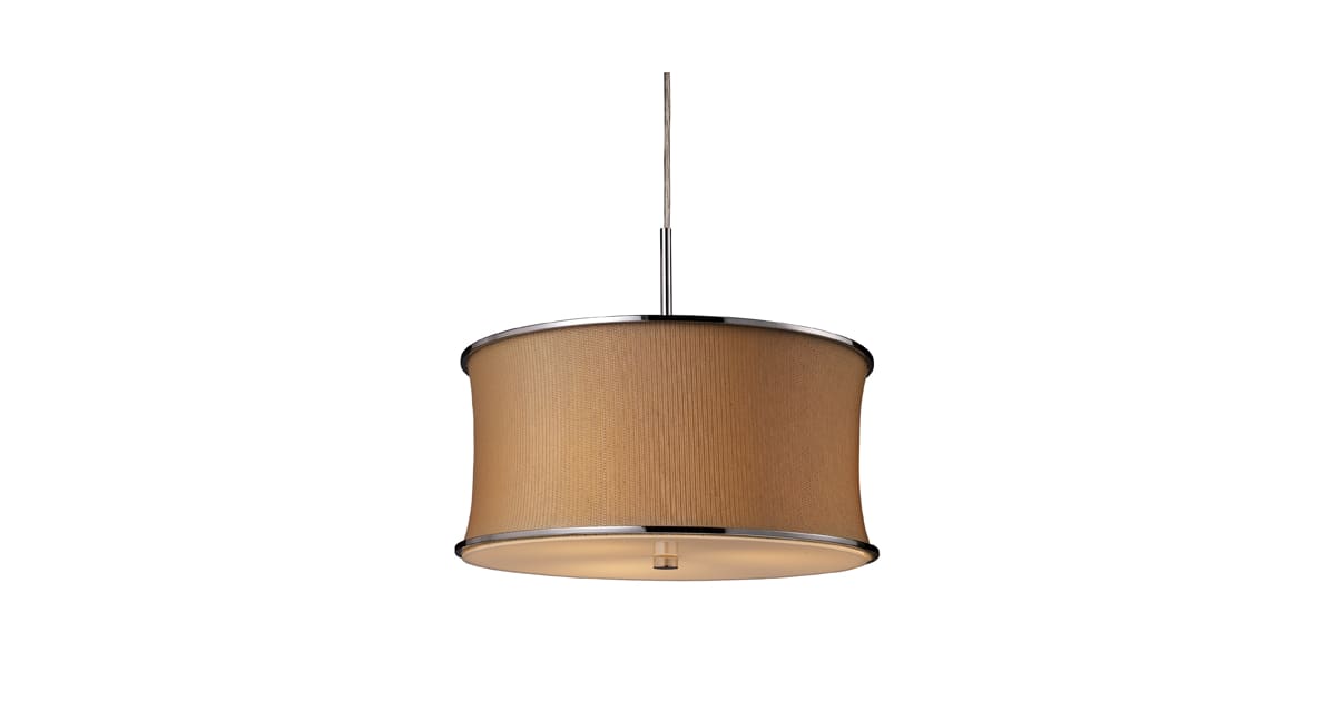 Elk Lighting 20019/3 3 Light Pendant Ceiling Fixture from the Fabrique ...
