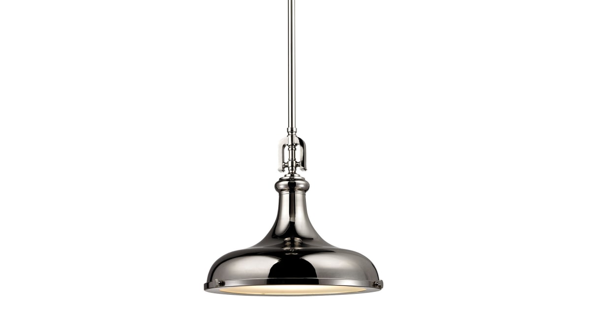 Elk Lighting 57031/1 Rutherford Single Light 15" Wide Pendant with ...