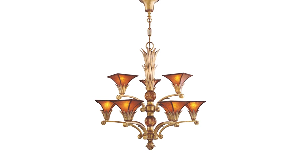 Elk Lighting Contemporary / Modern 9 Light Up Lighting Chandelier from ...