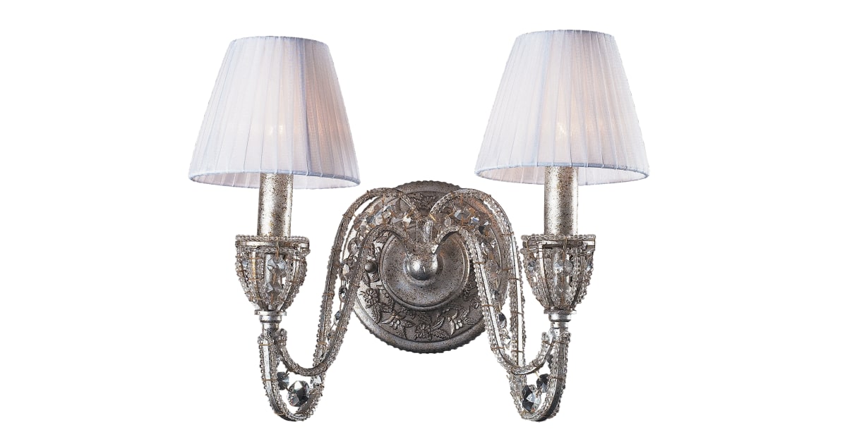 Elk Lighting 6230/2 Crystal Up Lighting Wall Sconce from the ...