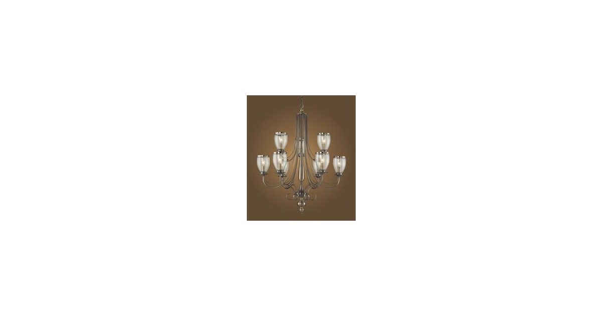 Elk Lighting 2 Tier 9 Light Chandelier from the Yorkshire Manor ...