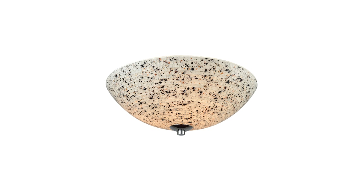 Elk Lighting 10740/3 Spatter 3 Light 16" Wide Flush Mount Bowl Ceiling ...