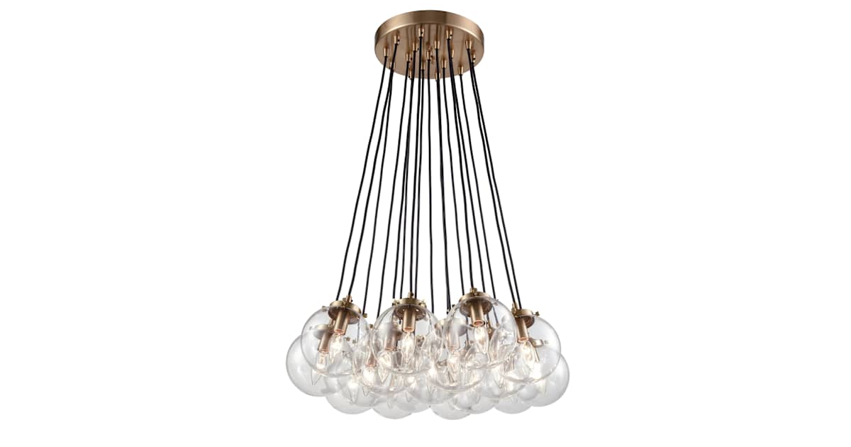 Elk Lighting 14466/17 Boudreaux 17 Light 29" Wide Multi Light Pendant ...