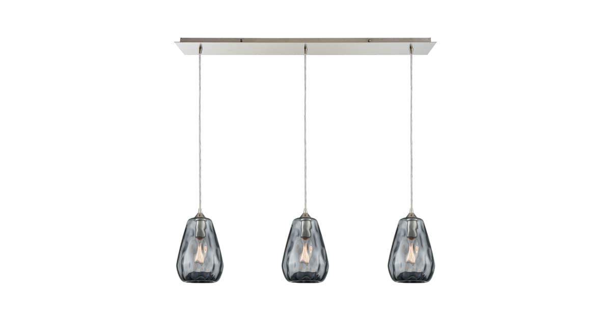 Elk Lighting 25101/3LP Tulare 3 Light 36" Wide Linear Pendant ...