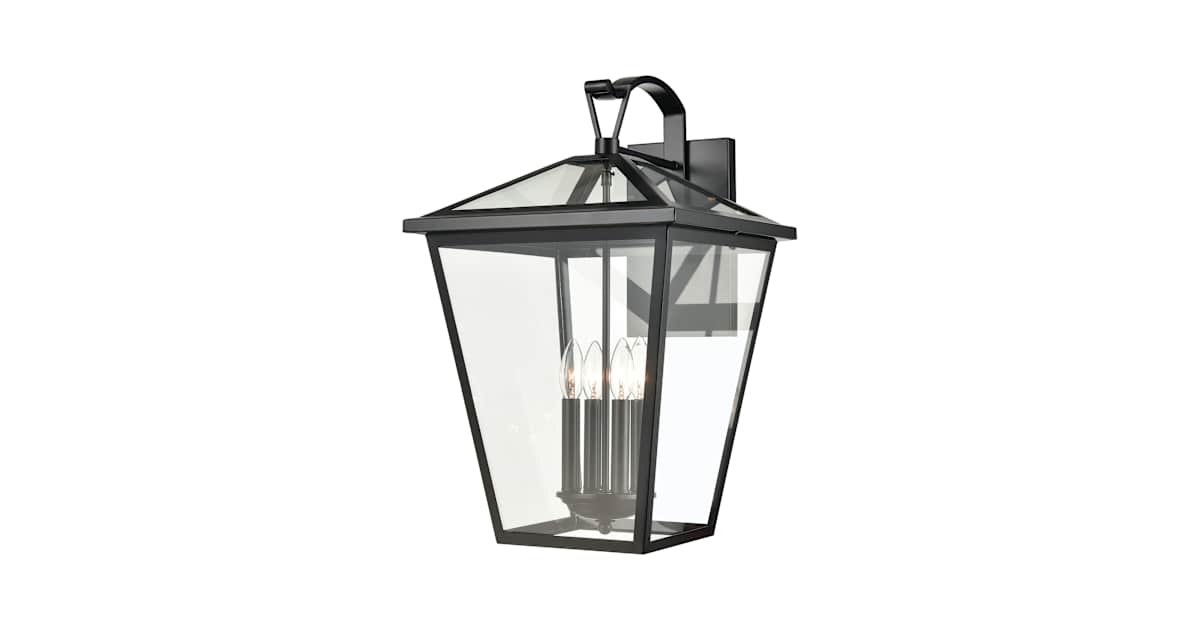 Elk Lighting 45473/4 Main Street 4 Light 23" Tall Outdoor Wall Sconce ...