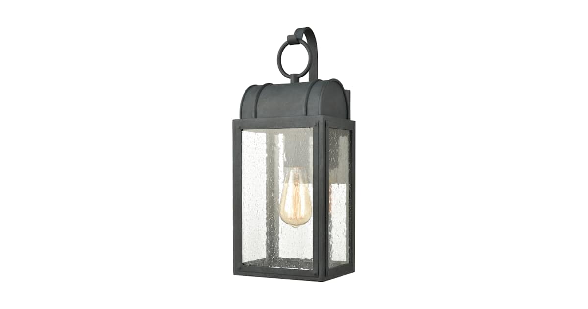 Elk Lighting 45481/1 Heritage Hills 17" Tall Outdoor Wall Sconce ...