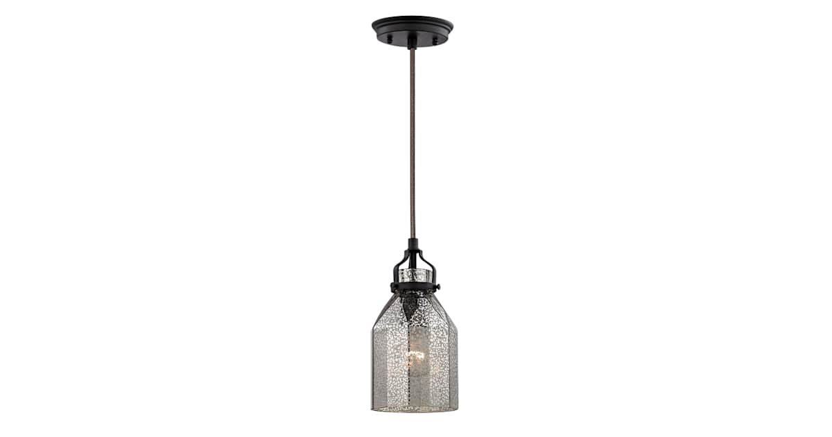 Elk Lighting 46009/1 Danica Single Light 5" Wide Mini Pendant with ...