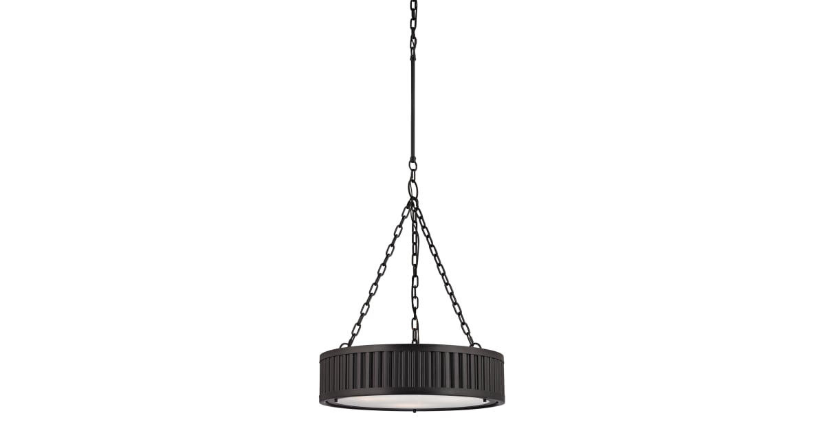 Elk Lighting 46134/3 Linden Manor 3 Light 20" Wide Pendant with Round ...