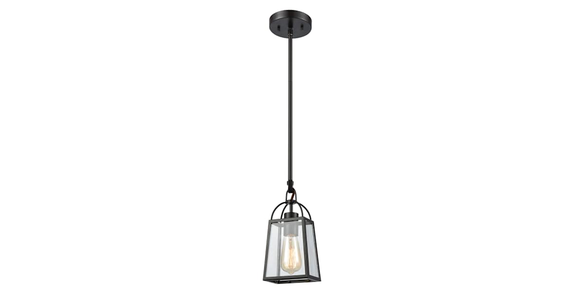 Elk Lighting 46274/1 Barnside Single Light 5" Wide Mini Pendant ...