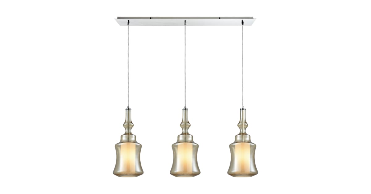 Elk Lighting 56502/3LP Alora 3 Light 36" Wide Linear Pendant with ...