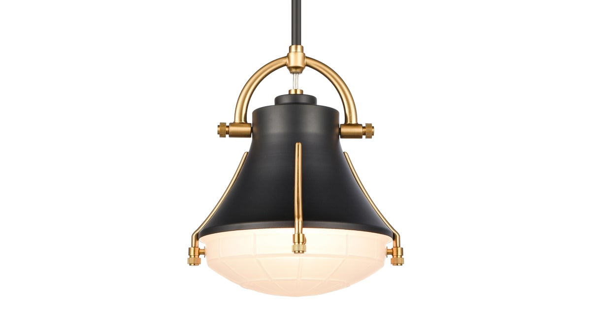 Elk Lighting 67775/1 Urbanite 9" Wide Mini Pendant with Frosted Glass ...