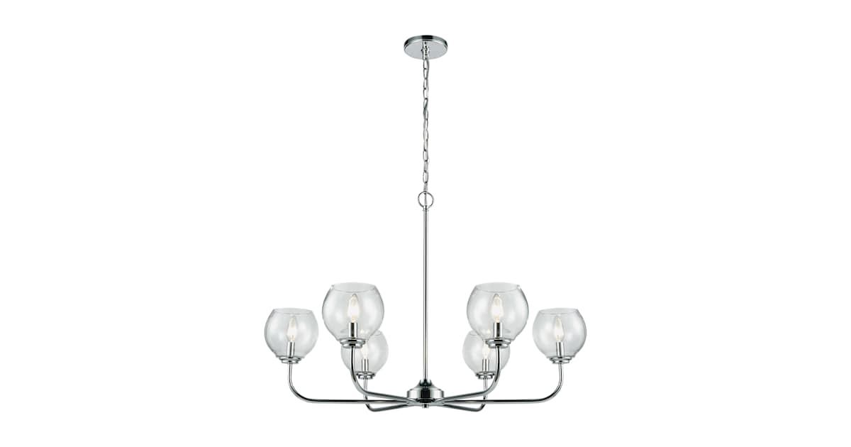 Elk Lighting 81364/6 Emory 6 Light 35" Wide Taper Candle Chandelier ...