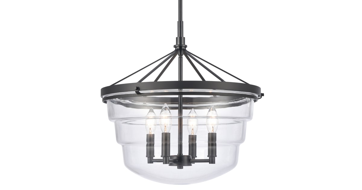 Elk Lighting 82169/4 Boyer 4 Light 18" Wide Taper Candle Pendant ...