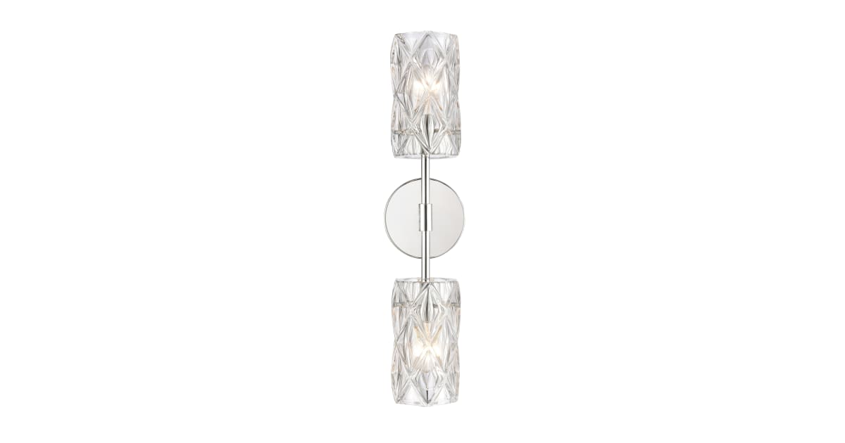 Elk Lighting 82195/2 FormadeCrystal 2 Light 21" Tall Wall Sconce ...