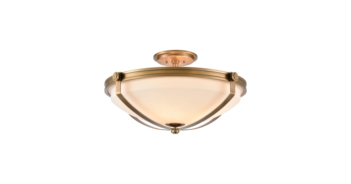 Elk Lighting 89116/4 Connelly 4 Light 23" Wide Semi-Flush Bowl Ceiling ...