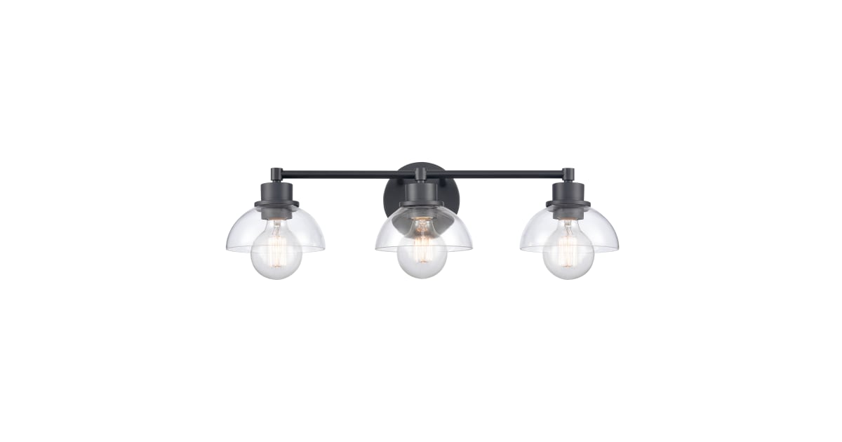 Elk Lighting 89902/3 Julian 3 Light 24" Wide Vanity Light with Clear ...