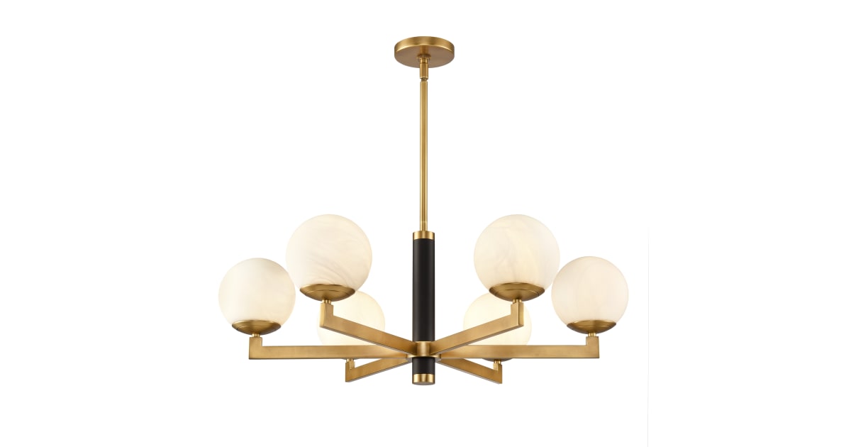 Elk Lighting 90064/6 Gillian 6 Light 32" Wide Chandelier | Ferguson Home