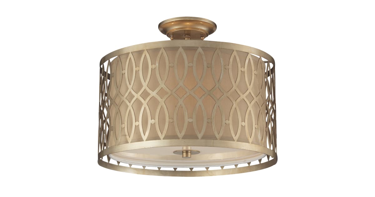 Elk Lighting 31122/3 3 Light Semi-flush Ceiling Fixture from the ...