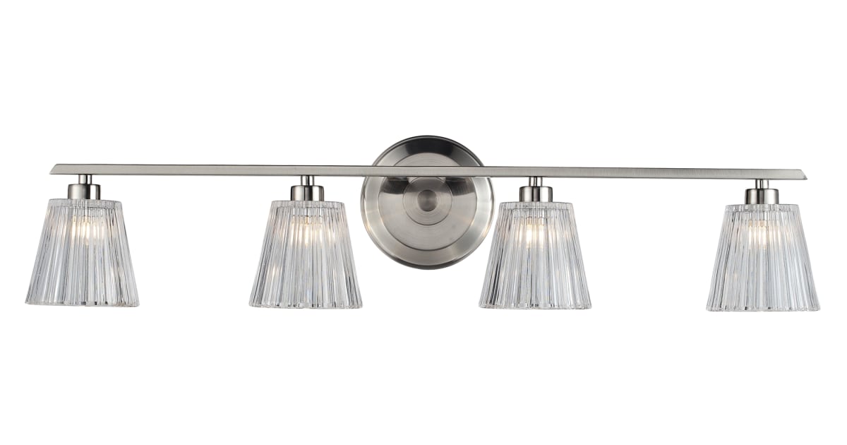 Elk Lighting 4 Light Bathroom Fixture from the Calais Collection ...