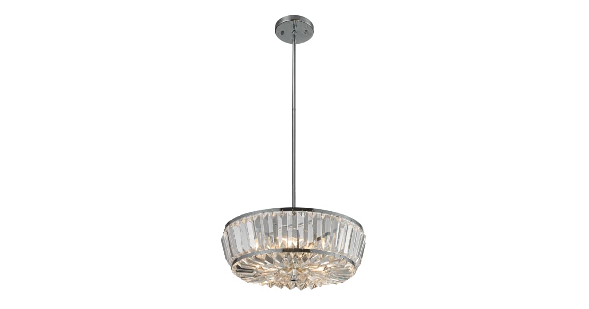Elk Lighting 31193/6 6 Light Semi-flush Ceiling Fixture from the Vienna ...