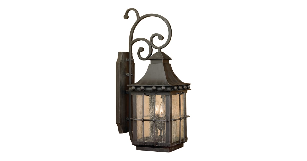 Elk Lighting 8451-E Taos 3 Light 26 Inch Tall Outdoor Wall Sconce ...