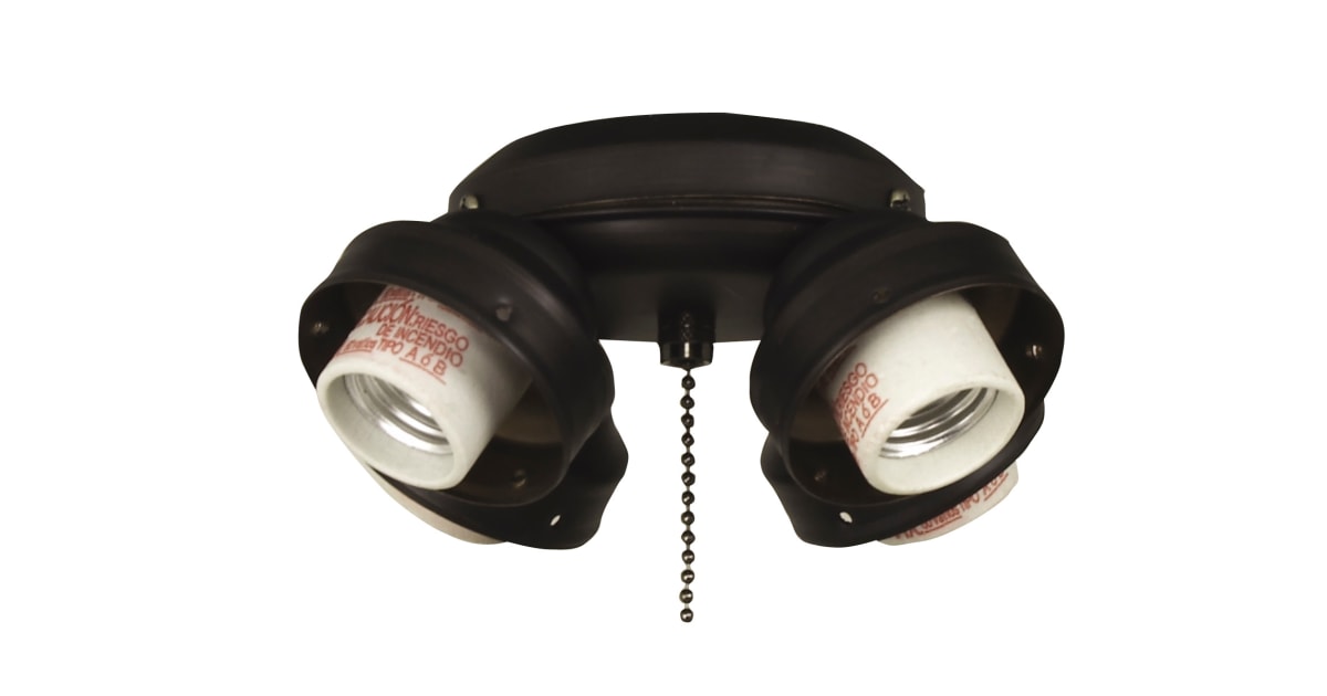 Ellington Fans Light Kit Fitter with Four 60 Watt Lights and Medium ...
